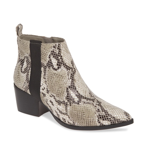 Paolo | Shoes | Linea Paolo Snake Print Leather Sevilla Li Bootie Size ...